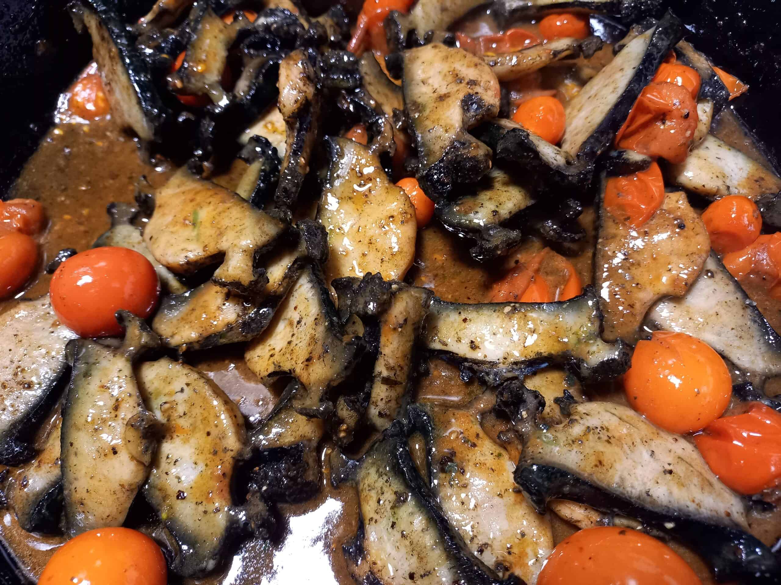 Sauted Paua in garlic white wine and cherry tomatoes - Grow, gather ...
